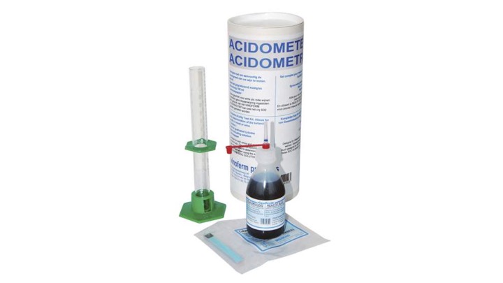 Acidometer analysesæt til total syre (TA) og fri sulfit (SO2 ...